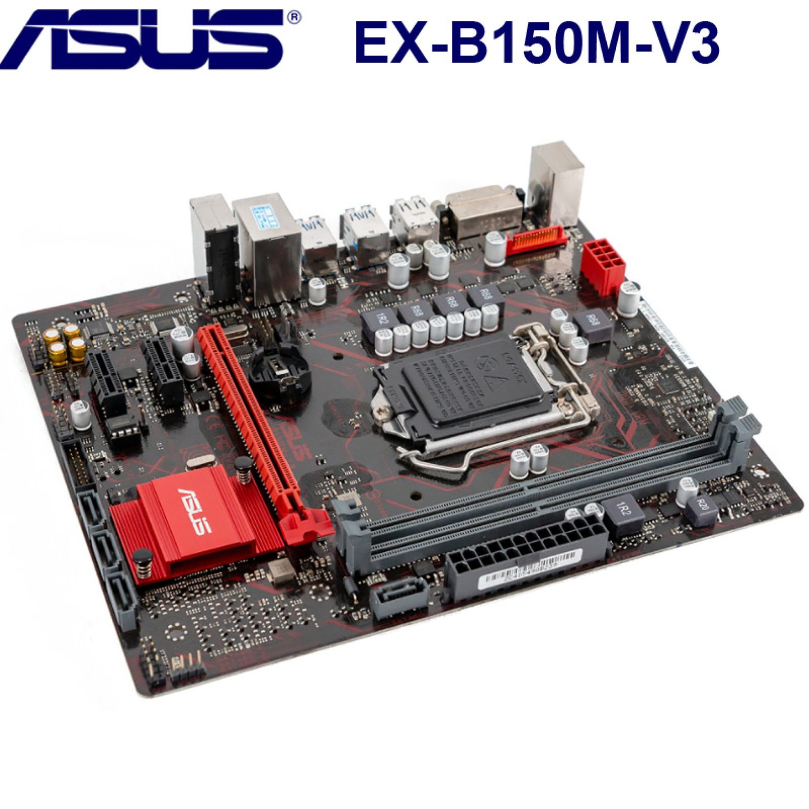 Placa-mãe Asus EX-B150M-V3 LGA 1151 Intel B150 DDR4 DDR4 32GB PCI-E 3.0 ...